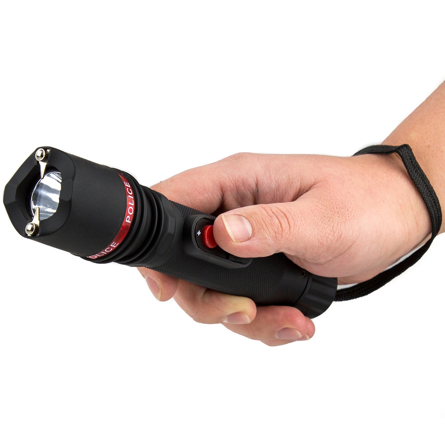 Stun Gun POLICE 305 With LED Flashlight & Safety Cap Rechargeable ...