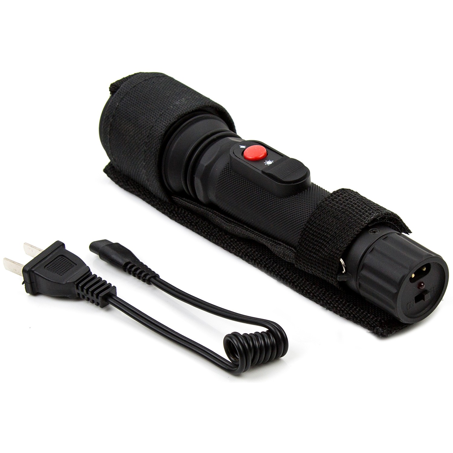 Stun Gun POLICE 305 With LED Flashlight & Safety Cap Rechargeable ...