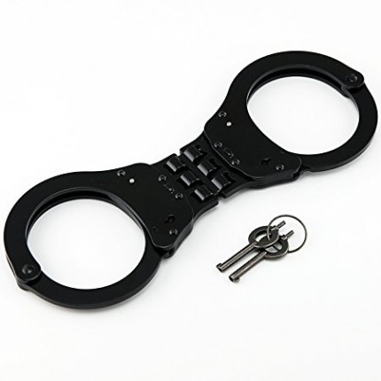 POLICE Heavy Duty Hinged Double Lock Steel Police Edition Professional ...